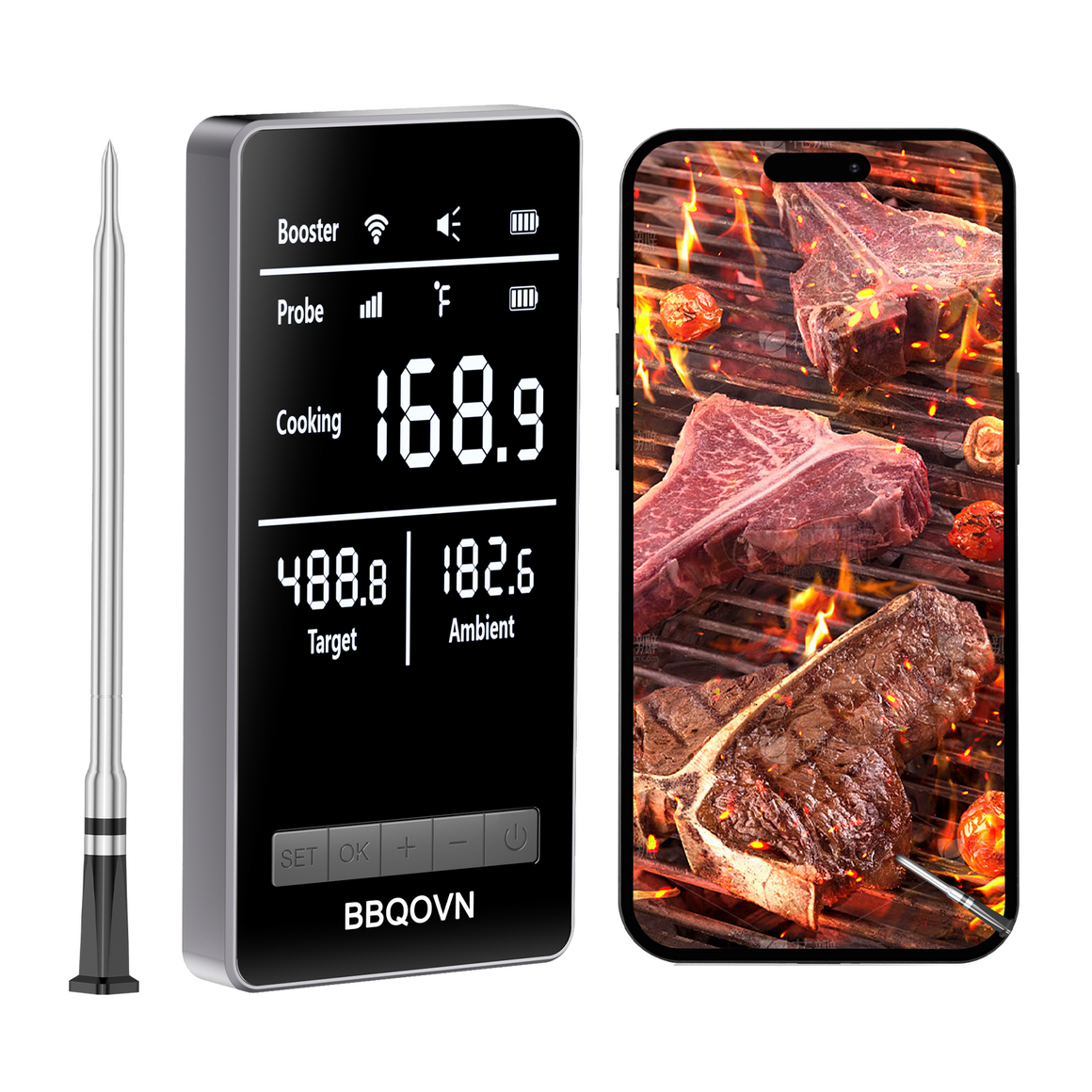 The Best Smart Wireless Meat Thermometer丨bluetooth meat thermometer ...